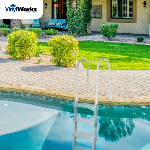 Vinyl works above ground pool ladder store