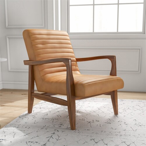 Mid century cognac chair store