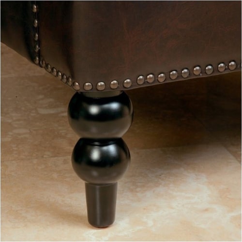 Bowery Hill Leather Tufted Club Chair in Brown, 1 - Kroger Bowery Hill Leather Tufted Club Chair in Brown, 1 - Kroger