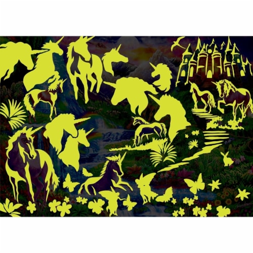 MasterPieces® Glow in the Dark Hidden Images™ Unicorn Retreat Puzzle ... MasterPieces® Glow in the Dark Hidden Images™ Unicorn Retreat Puzzle ...