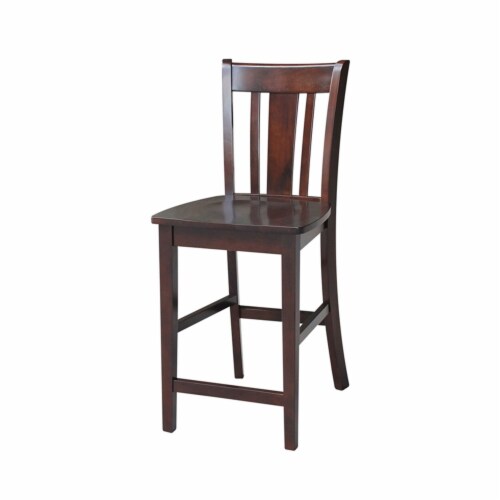 International Concepts 3 Piece Counter Height Dining Set In Rich Mocha