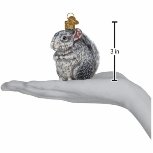 Old World Christmas Glass Blown Tree Ornament, Vintage Chinchilla, 1 ... Old World Christmas Glass Blown Tree Ornament, Vintage Chinchilla, 1 ...