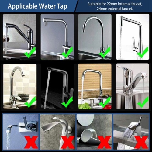 Movable Kitchen Tap Head 360degree Rotatable Swivel Water Saving Faucet