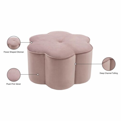 Flower ottoman store