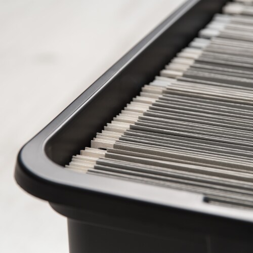 Iris Usa Letter And Legal Size Plastic Storage Bin Tote Organizing File