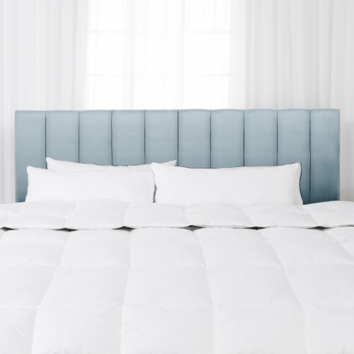 Light blue headboard king store