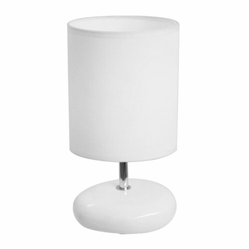 Simple Designs Stonies Table Lamp White Lt2005 Wht 1 Kroger