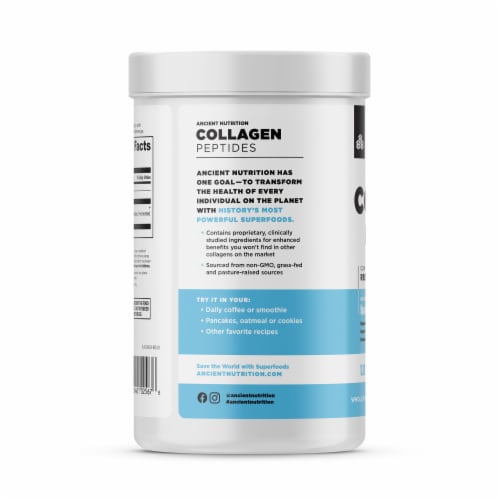 Ancient Nutrition Unflavored Collagen Peptides Dietary Supplement ... Ancient Nutrition Unflavored Collagen Peptides Dietary Supplement ...