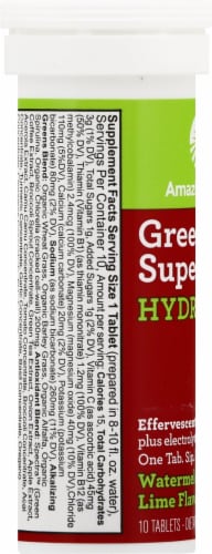 Amazing Grass® Green Superfood® Hydrate Watermelon Lime Effervescent ... Amazing Grass® Green Superfood® Hydrate Watermelon Lime Effervescent ...