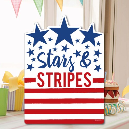 Big Dot Of Happiness Stars And Stripes Party Decor Day Usa Patriotic