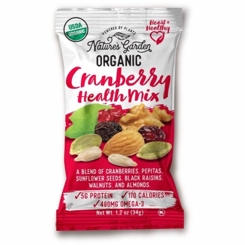 Natures Garden Organic Trail Mix Snack Packs Multi Pack 12 Oz Pack Of 24 1 Unit Kroger