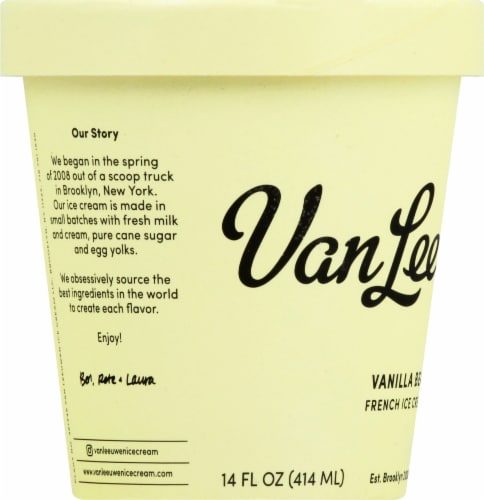 Van Leeuwan Vanilla Bean French Ice Cream, 14 oz - Kroger Van Leeuwan Vanilla Bean French Ice Cream, 14 oz - Kroger