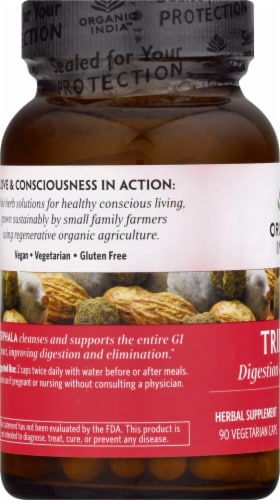 Organic India Triphala Vegetarian Capsules 90 Ct Kroger