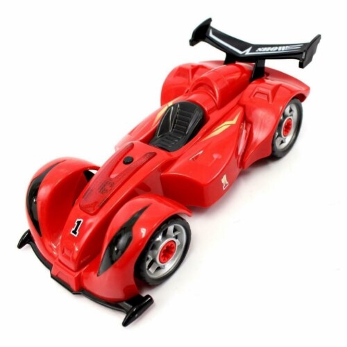 Red race car toy store