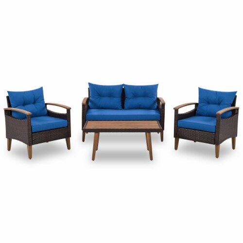 Patio Furniture Sets in Wicker for Home or Office Use No Size Dillons Food Stores