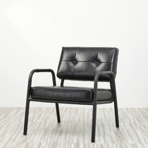Black mid century modern accent chair store