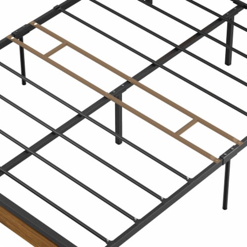 Vienna Industrial Full Platform Bed Frame With Height Underbed Storage Space 1 Kroger