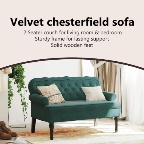 Small 2 seater chesterfield sofa store