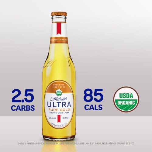 Michelob Ultra Pure Gold Organic Light Lager Beer Bottle 12 Fl Oz Ralphs