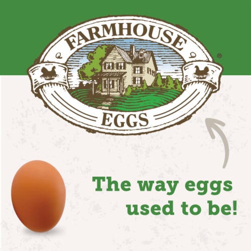 FARMHOUSE EGGS Large Brown Cage Free Eggs, 18 Count, 18 ct - Kroger FARMHOUSE EGGS Large Brown Cage Free Eggs, 18 Count, 18 ct - Kroger