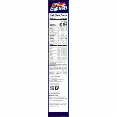 Cap'n Crunch's Birthday Crunch™ Sweetened Corn and Oat Cereal, 9 oz ... Cap'n Crunch's Birthday Crunch™ Sweetened Corn and Oat Cereal, 9 oz ...