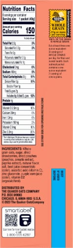 Quaker® Fruit Fusion Strawberry Peach Instant Oatmeal, 6 ct - Kroger Quaker® Fruit Fusion Strawberry Peach Instant Oatmeal, 6 ct - Kroger