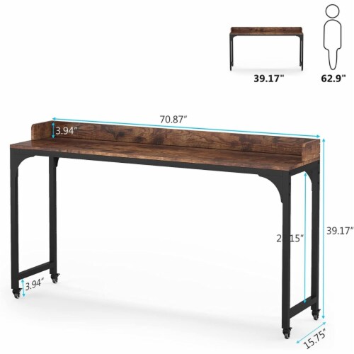 Tribesigns Overbed Table Queen Size Mobile Desk Wheels Heavy Tribesigns Overbed Table Queen Size Mobile Desk Wheels Heavy