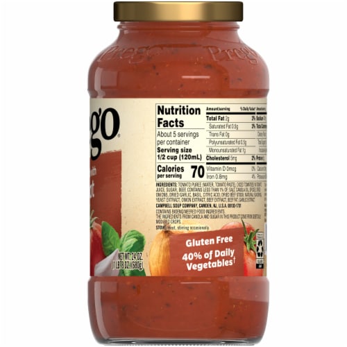 Prego® Italian Tomato Pasta Sauce Flavored With Meat, 24 oz - Fry’s ... Prego® Italian Tomato Pasta Sauce Flavored With Meat, 24 oz - Fry’s ...