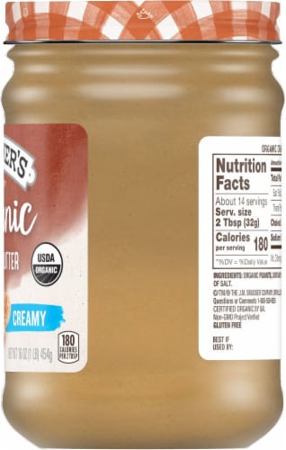 Smucker's® Organic Creamy Peanut Butter, 16 oz - Harris Teeter Smucker's® Organic Creamy Peanut Butter, 16 oz - Harris Teeter