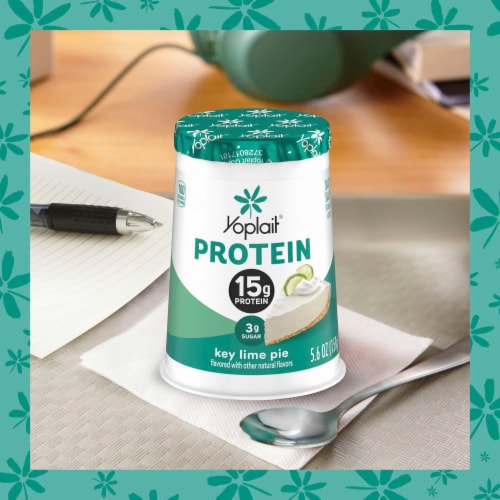Yoplait Protein Key Lime Pie Yogurt Cultured Dairy Snack Cup, 5.6 oz ... Yoplait Protein Key Lime Pie Yogurt Cultured Dairy Snack Cup, 5.6 oz ...