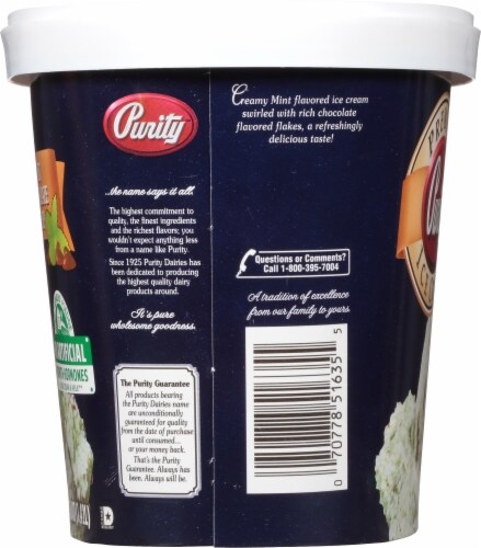 Purity™ Mint Chocolate Chip Ice Cream Tub 48 Oz Kroger