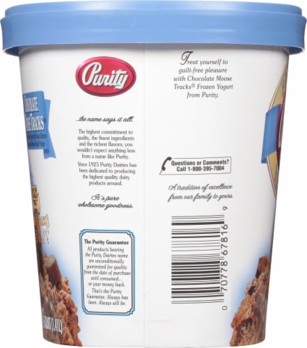 Purity™ Chocolate Moose Tracks Frozen Yogurt Tub 48 Oz Kroger