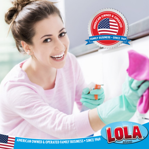 Lola Round N Round Wonder Scourer W Hang Hole Non Scratch Scouring