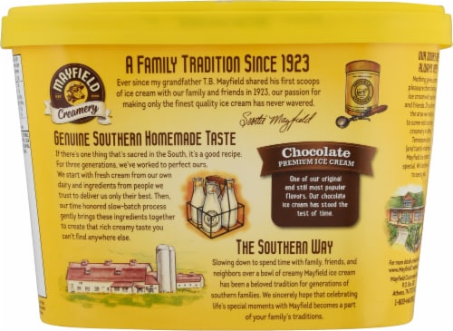 Mayfield Creamery Chocolate Ice Cream 1 5 Quart Frys Food Stores
