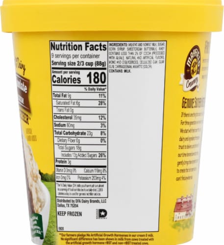 Mayfield Creamery® Better Together Vanilla And Chocolate Ice Cream Tub 1