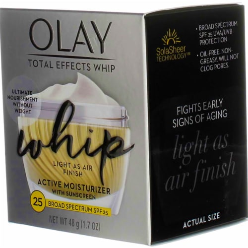 Olay Whip Total Effects Face Moisturizer SPF 25, 1.7 oz - QFC Olay Whip Total Effects Face Moisturizer SPF 25, 1.7 oz - QFC
