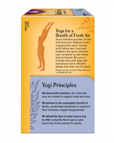 Yogi Breath Deep Herbal Organic Tea Bags, 16 ct - QFC Yogi Breath Deep Herbal Organic Tea Bags, 16 ct - QFC