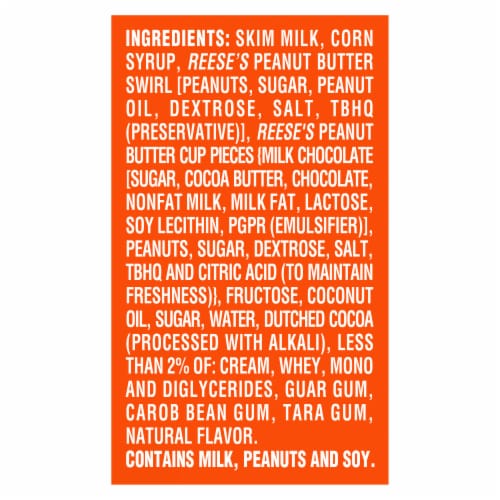 Breyers® Reeses Peanut Butter Cups Chocolate Ice Cream Frozen Dairy