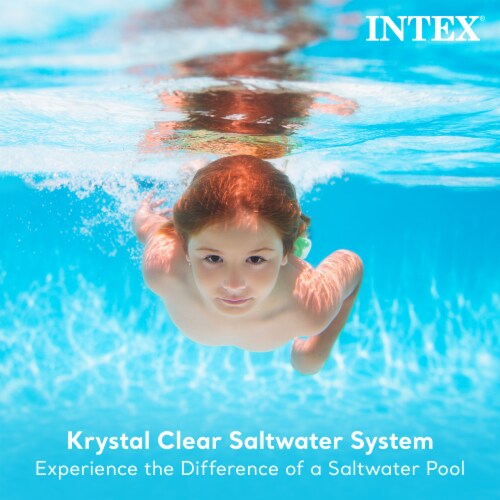 Intex Krystal Clear Saltwater System for Above Ground Pools up to 15 000 Gallons 1 Piece Harris Teeter