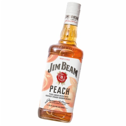 Jim Beam Peach Bourbon Whiskey, 750 ml - QFC Jim Beam Peach Bourbon Whiskey, 750 ml - QFC