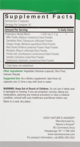 Nature's Answer Liver Support Vegetarian Capsules, 90 ct - Pick ‘n Save Nature's Answer Liver Support Vegetarian Capsules, 90 ct - Pick ‘n Save