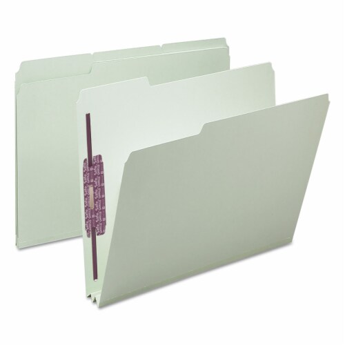 Smead Two Inch Expansion Fastener Folder 1/3 Top Tab Letter Gray Green ... Smead Two Inch Expansion Fastener Folder 1/3 Top Tab Letter Gray Green ...