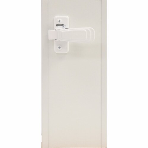 Larson White Heavy-Duty Keyed Push Button Door Latch CH2010301, 1 ... Larson White Heavy-Duty Keyed Push Button Door Latch CH2010301, 1 ...