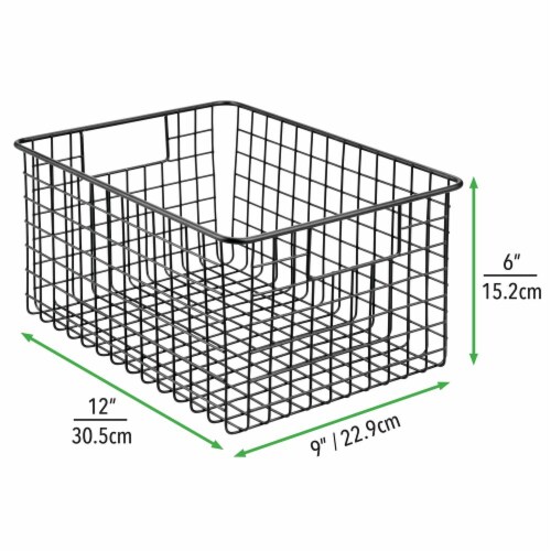 Mdesign Metal Wire Food Storage Organizer Bin 8 Frys Food Stores