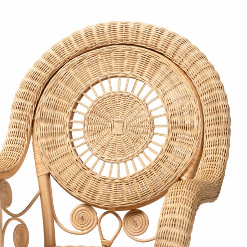 bali & pari Putri Modern Bohemian Natural Rattan Arm Chair, One Size ... bali & pari Putri Modern Bohemian Natural Rattan Arm Chair, One Size ...