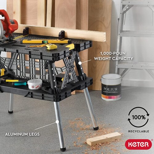 Keter folding work table store