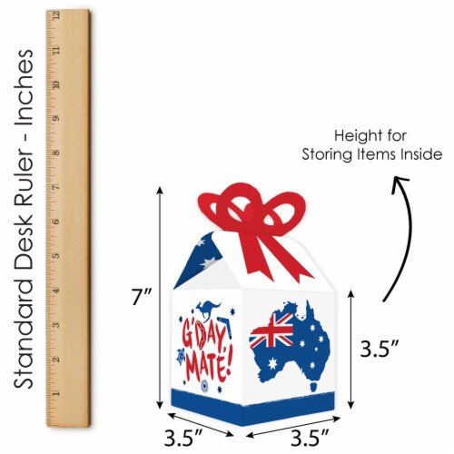Big Dot Of Happiness Australia Day Square Favor T Boxes Gday Mate