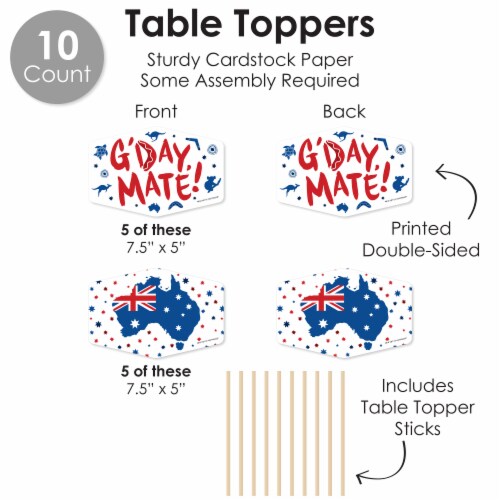 Big Dot Of Happiness Australia Day Gday Mate Party Supplies Decor