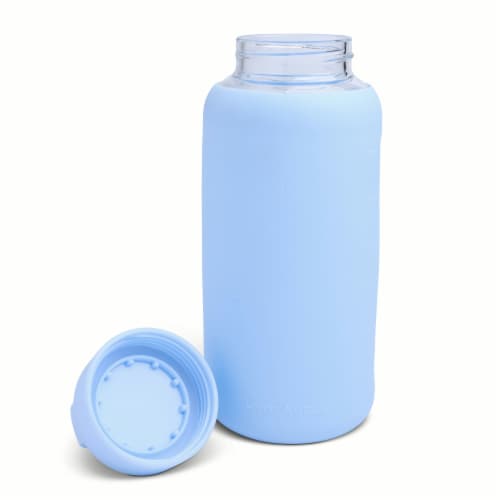 Manna™ Glass Water Bottle Blue 27 Oz Kroger