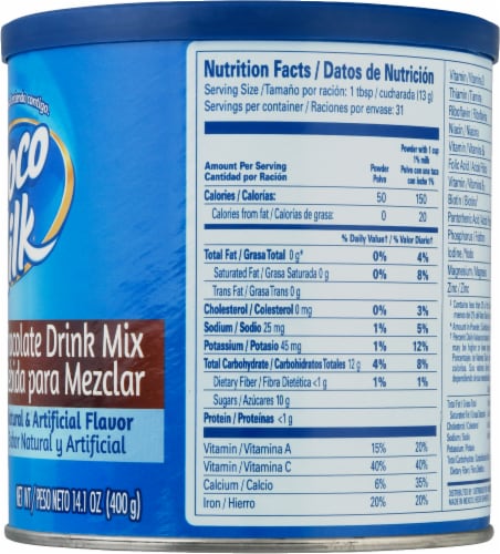 Choco Milk® Chocolate Drink Mix, 14.1 oz - Fry’s Food Stores Choco Milk® Chocolate Drink Mix, 14.1 oz - Fry’s Food Stores